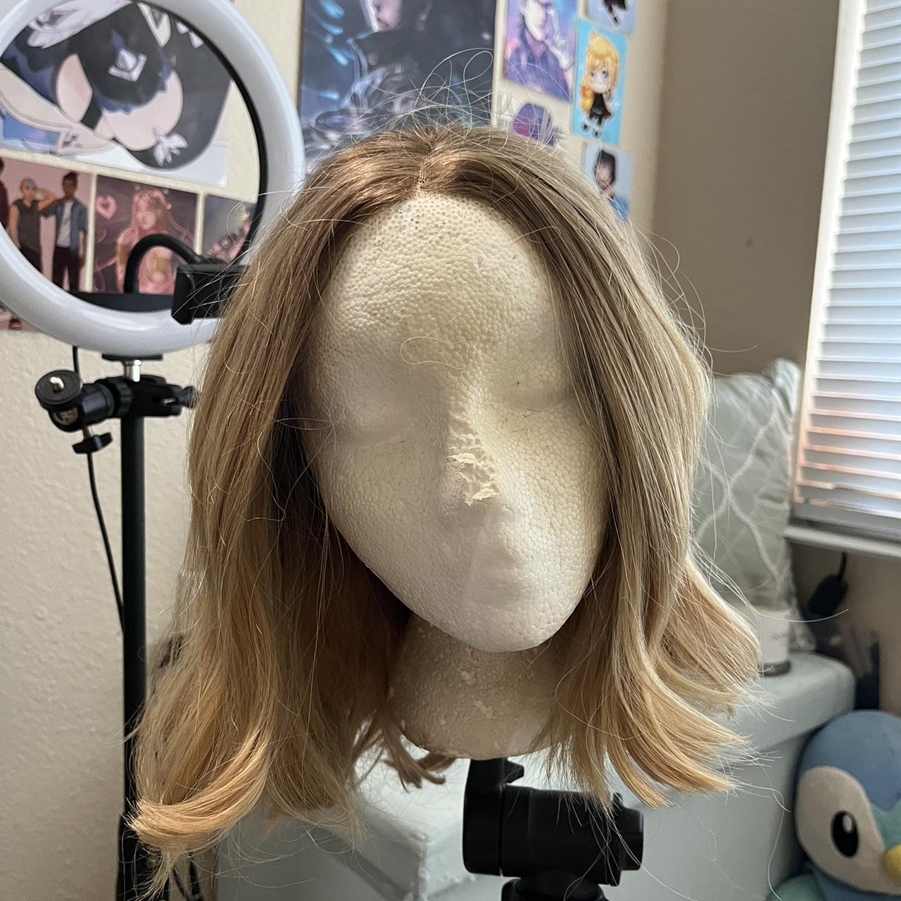 Shoulder length lace front wig ( cut lopsided )... - Depop