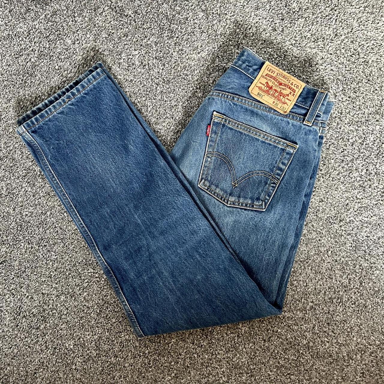 Levi's Men's Blue Jeans | Depop