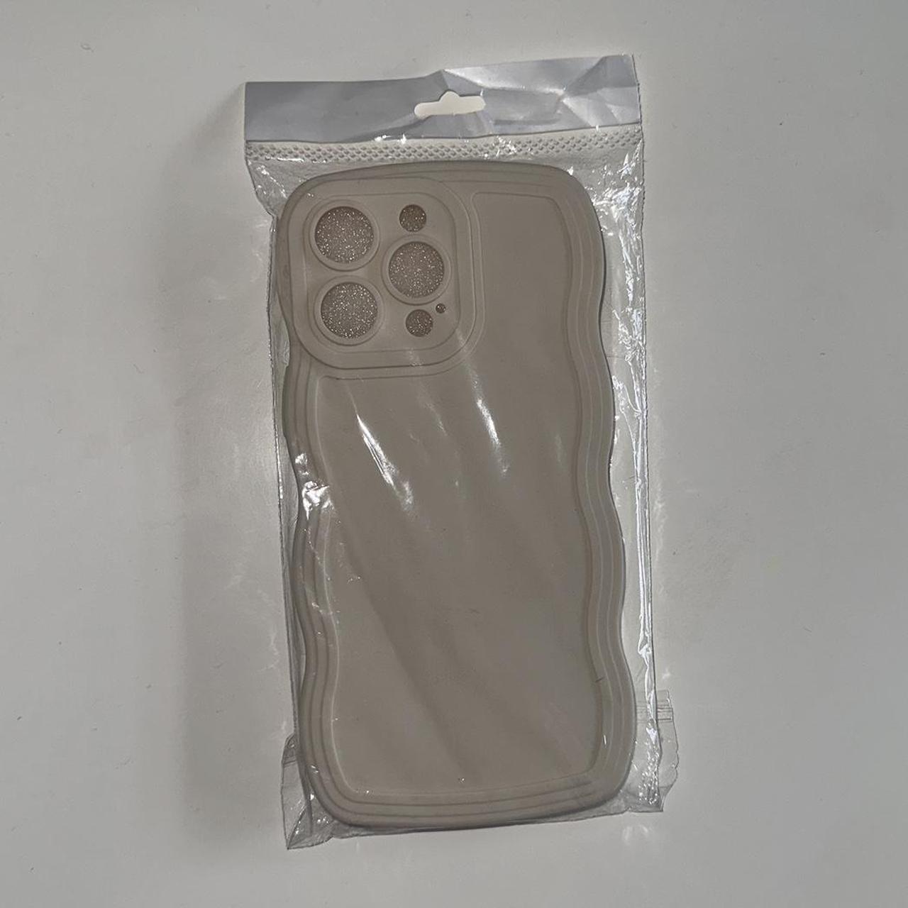 iPhone Pro 14 Max Wavy Design Beige Phone Case #s... - Depop