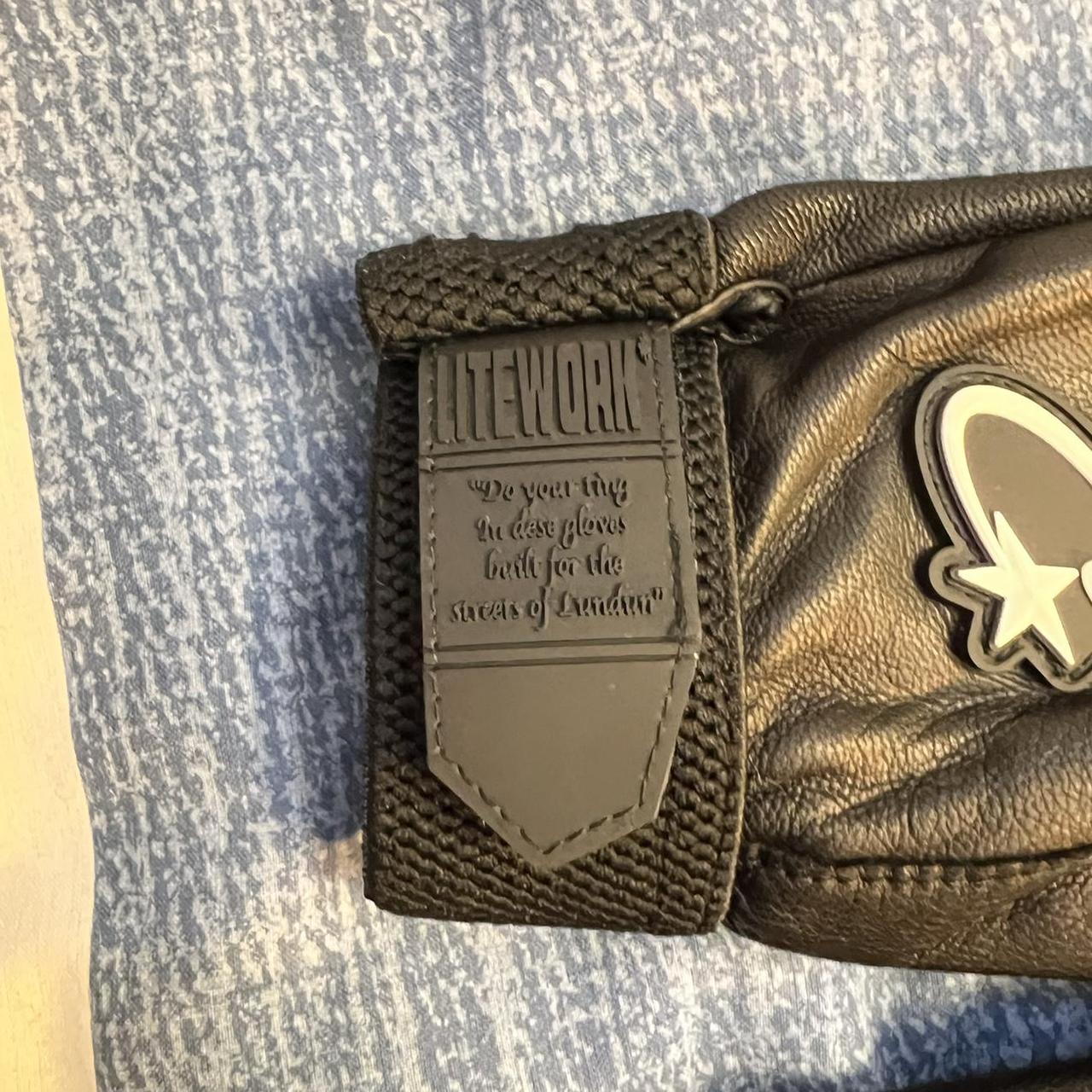 Corteiz Leather Gloves Black Selling fast‼️ New with... - Depop