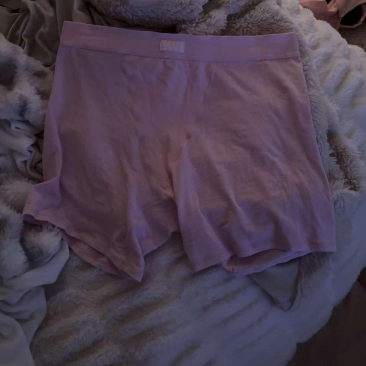 Skims Boyfriend Boxer Color: Cherry Blossom Size:... - Depop