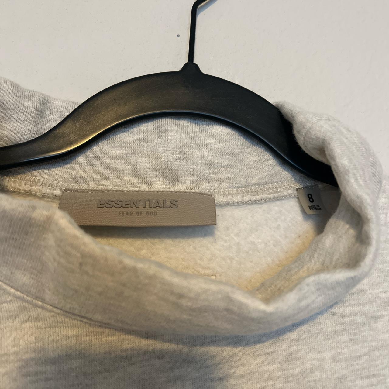 ESSENTIALS FOG TURTLENECK CREWNECK marked size kids... - Depop