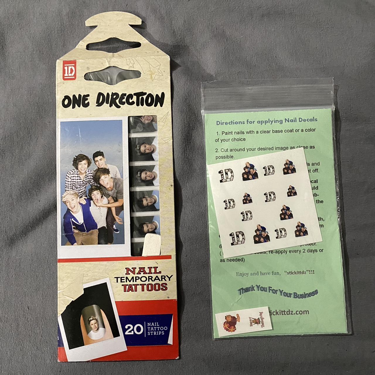 One Direction nail decor #onedirection... - Depop