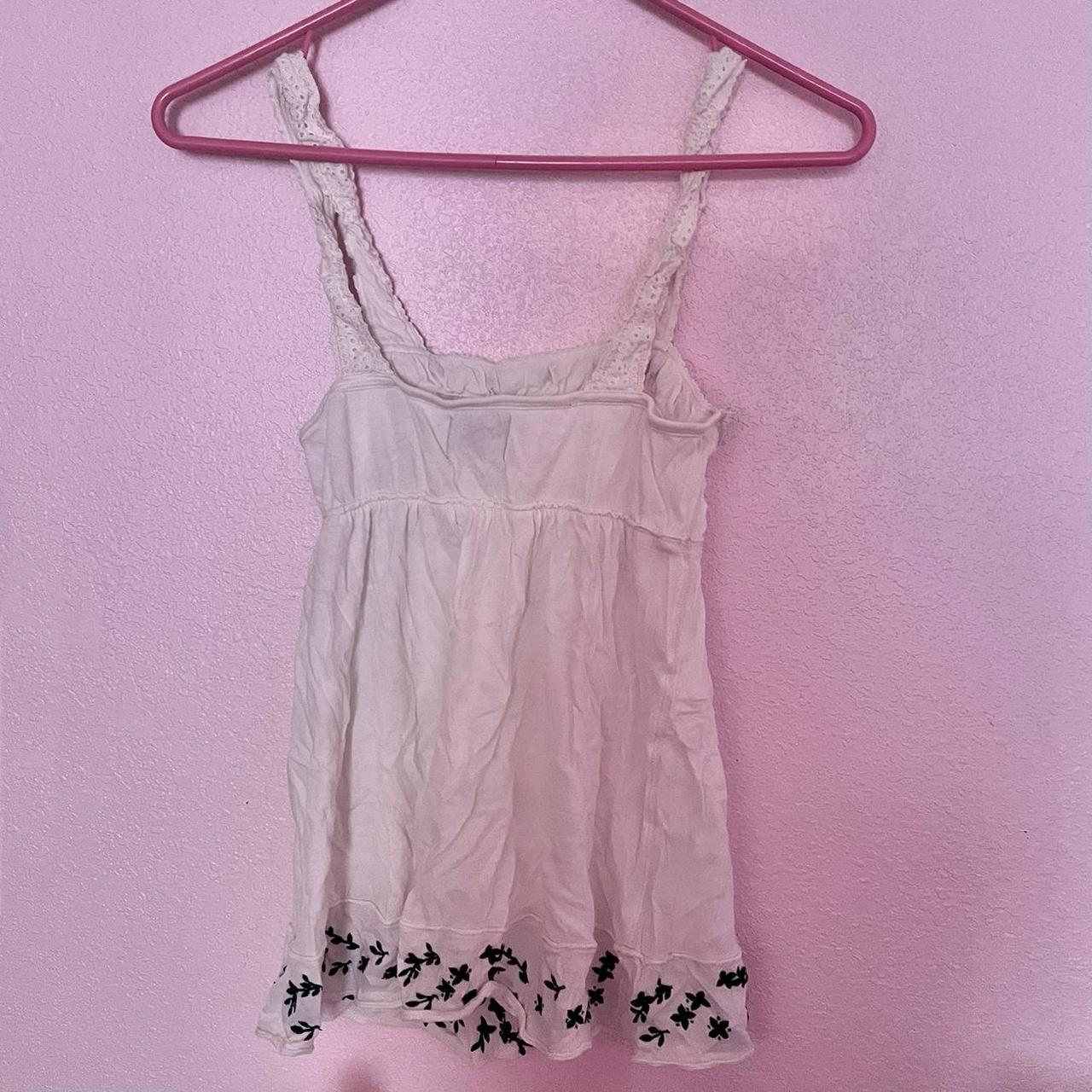 abercrombie and fitch babydoll cami top ♡ very... - Depop