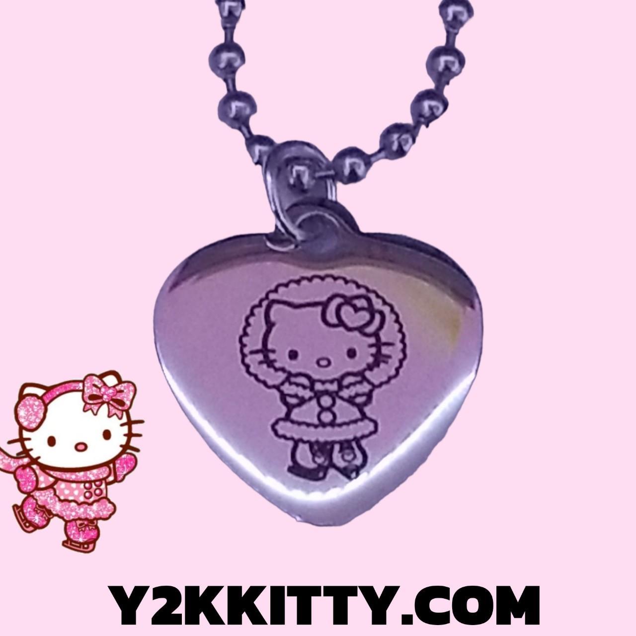 HELLO KITTY Ice Skating NECKLACE 🎀Necklace is made... - Depop
