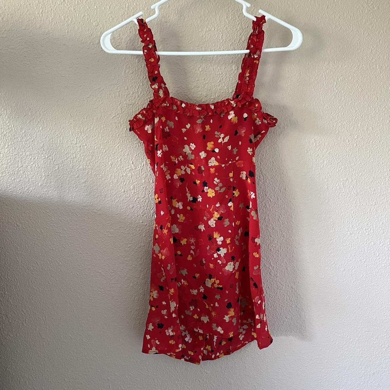 Realisation Par Julia Dress in Rouge Fleur Worn... - Depop