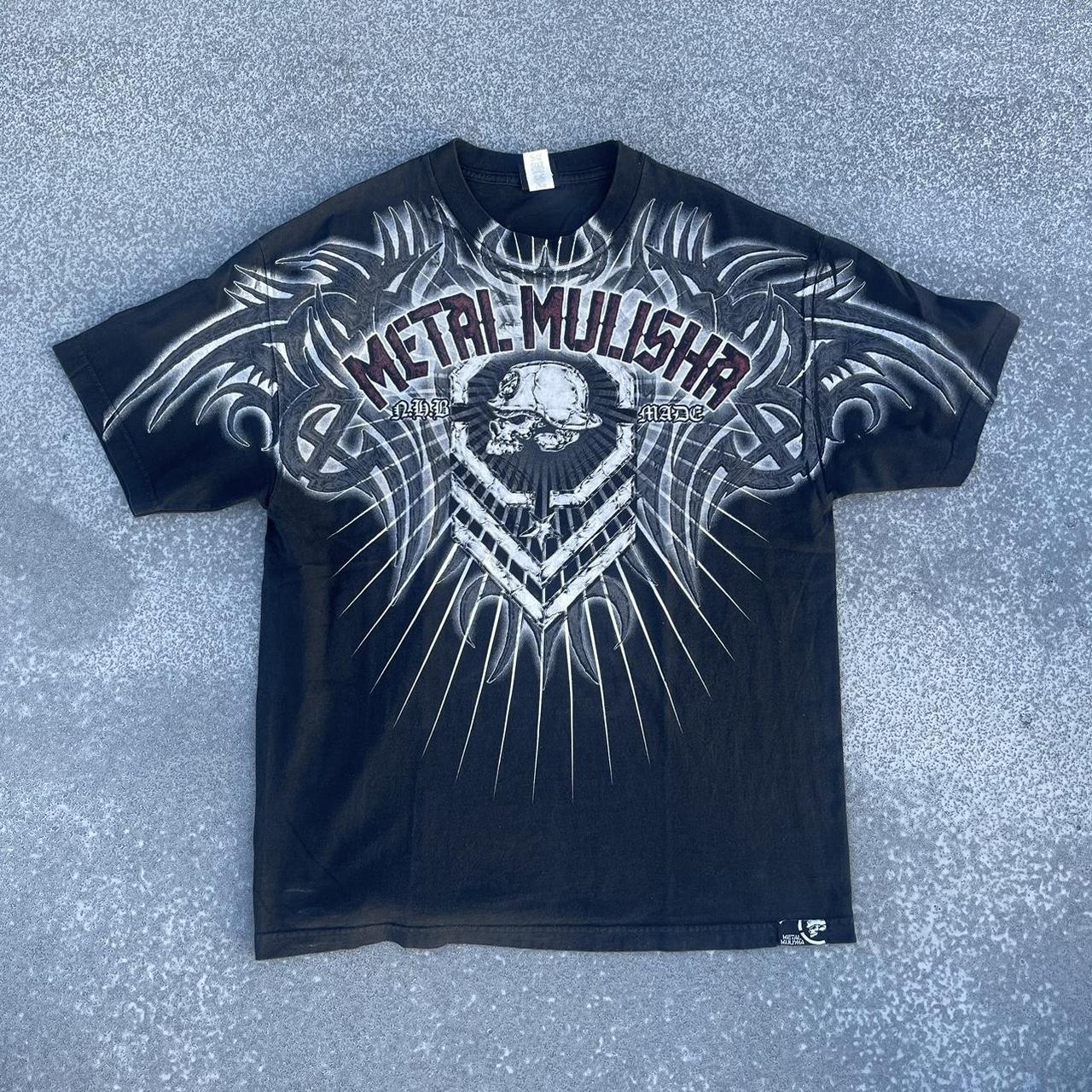 Rare Metal Mulisha Black Shirt Size XL No... - Depop