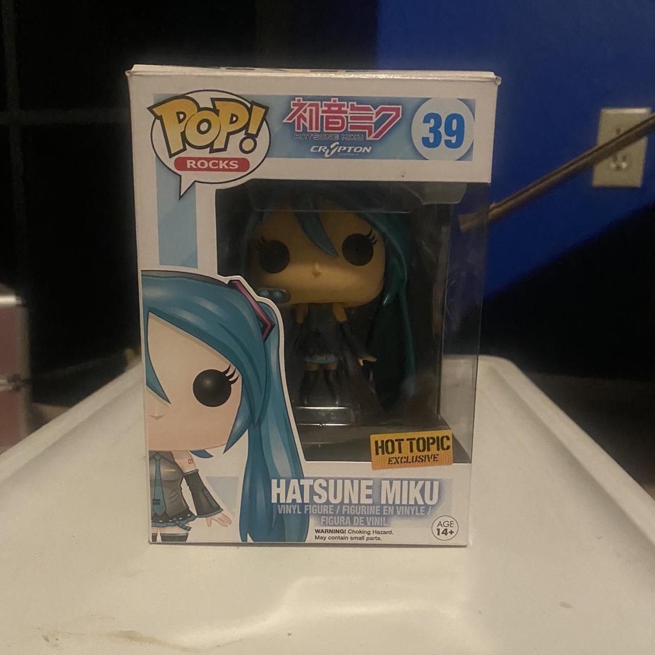 hatsune miku hot topic exclusive metallic hair funko... - Depop