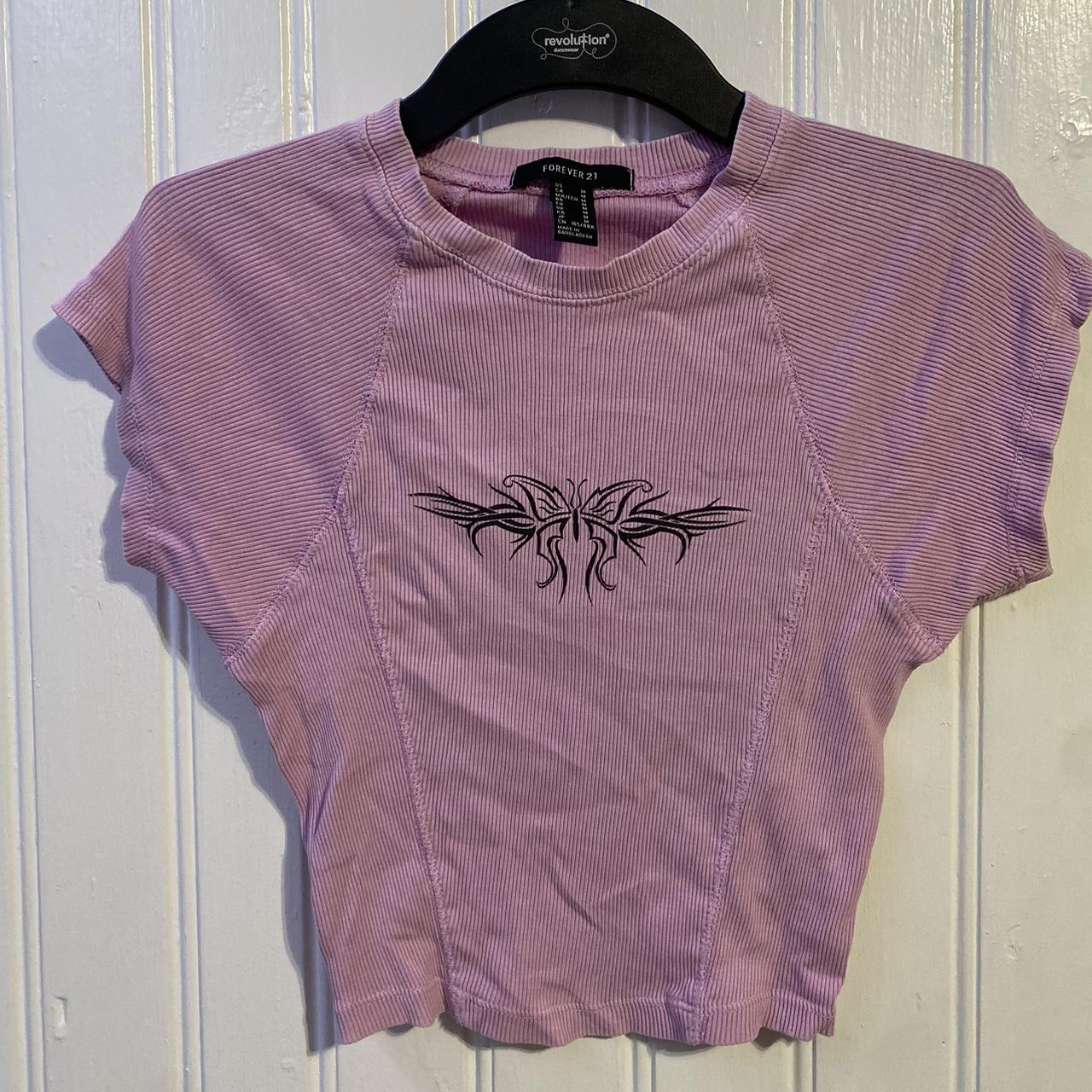 Super cute pink crop top Forever21 size M Love the... - Depop