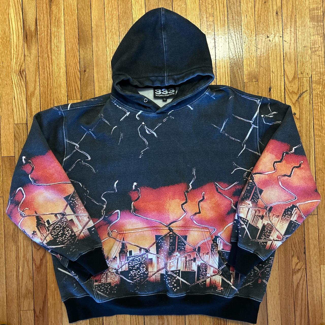 Worldwide Youth x Half Evil Collab Hoodie 333 | Depop