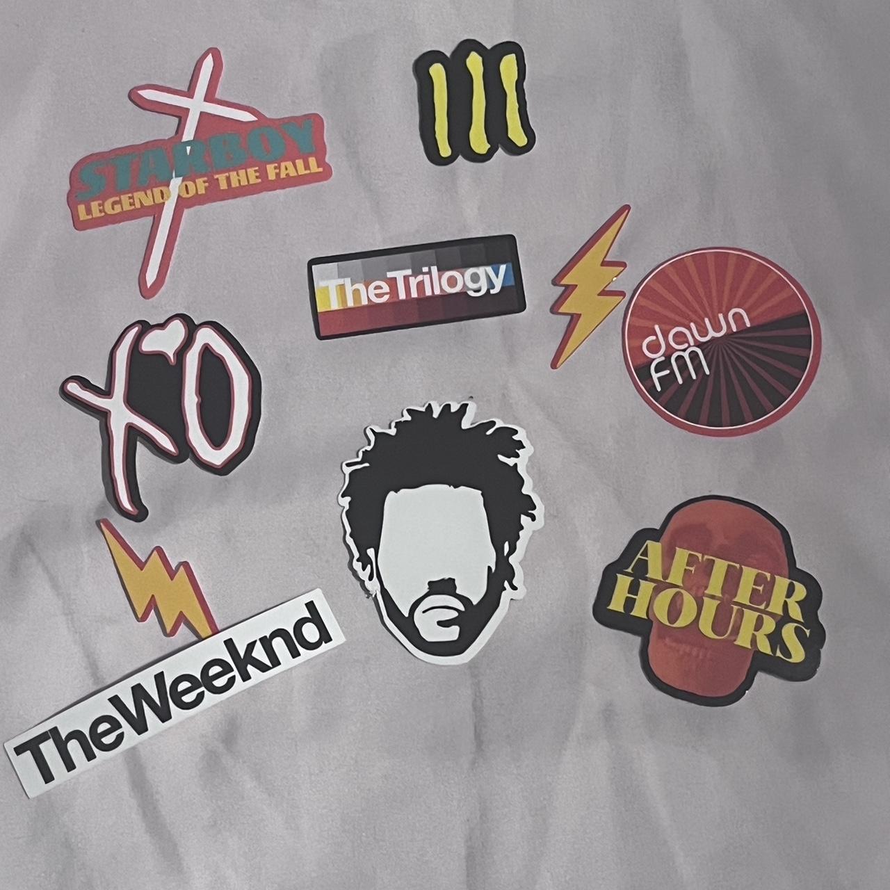 the weeknd sticker bundle includes ten stickers!... - Depop
