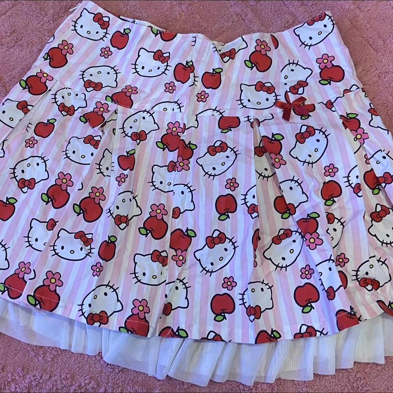 Hello Kitty skirt 🩷 from hot topic never worn with... - Depop