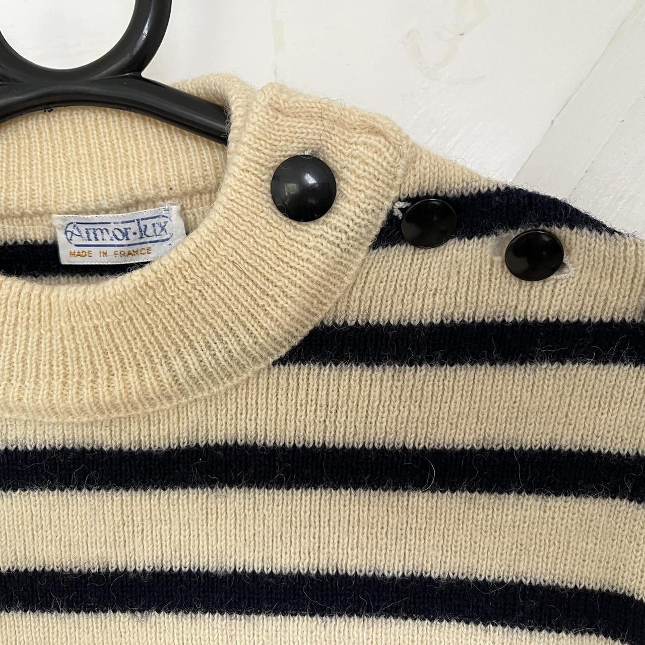 Stunning vintage, Amor Lux French wool Breton top.... | Depop