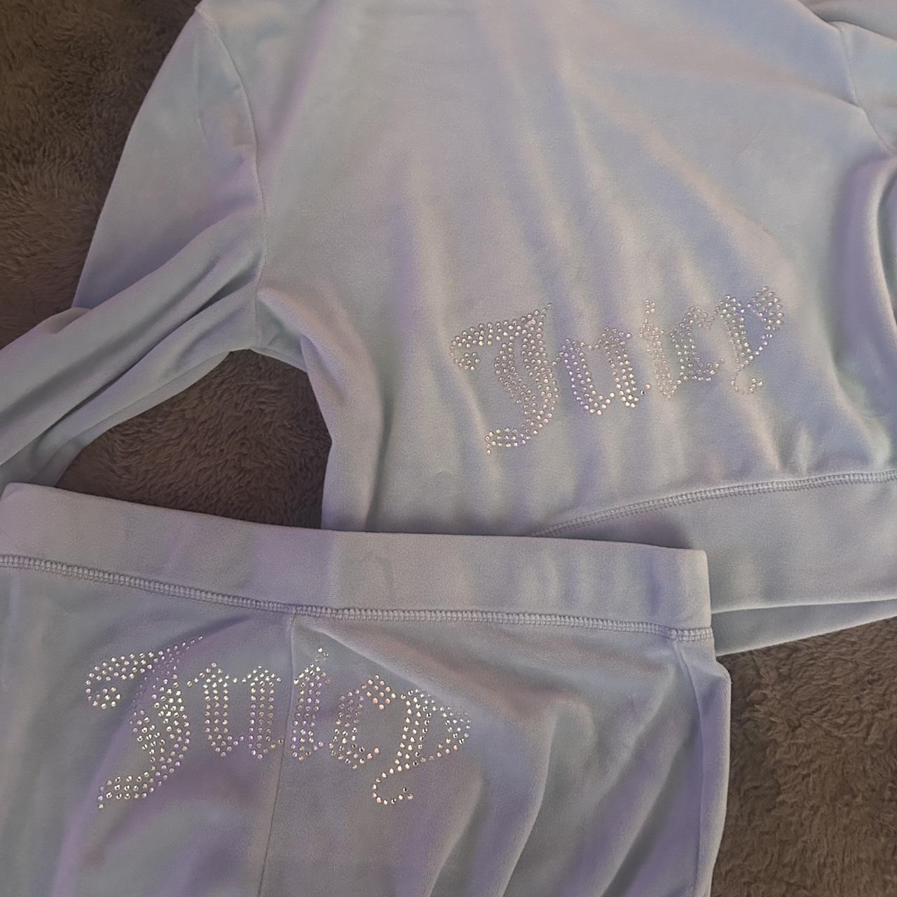 Juicy couture baby blue track suit SET #y2kfashion... | Depop