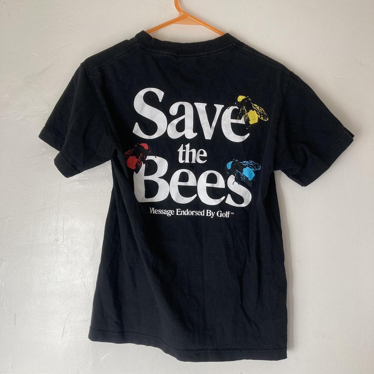 Official Golf “Save The Bees” Flower Boy T Shirt... | Depop