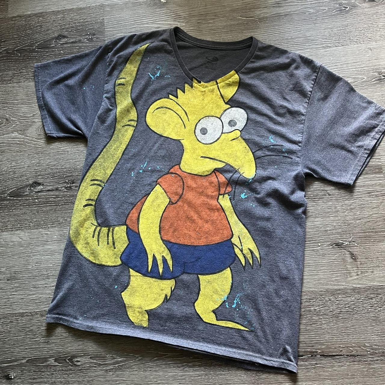 Dear Rat Boy 🐀💛 Hand painted graphic tee Champion... - Depop