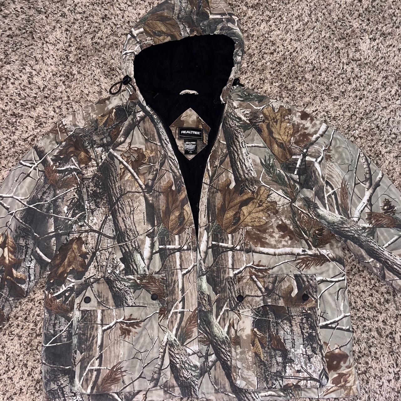 Real tree camo coat Size L - Depop