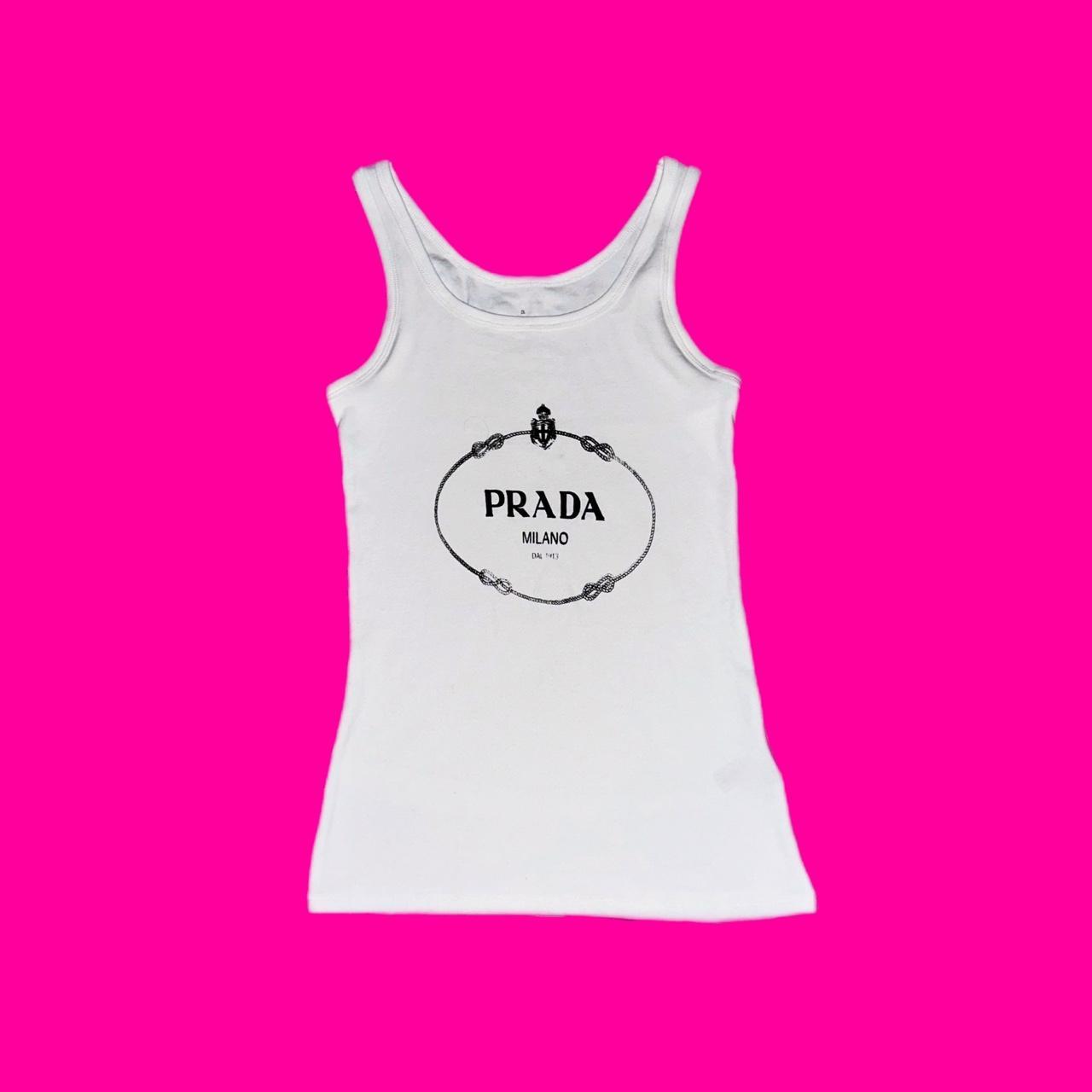 Prada tank top #Prada #2000s #Chic #Y2K #Designer - Depop