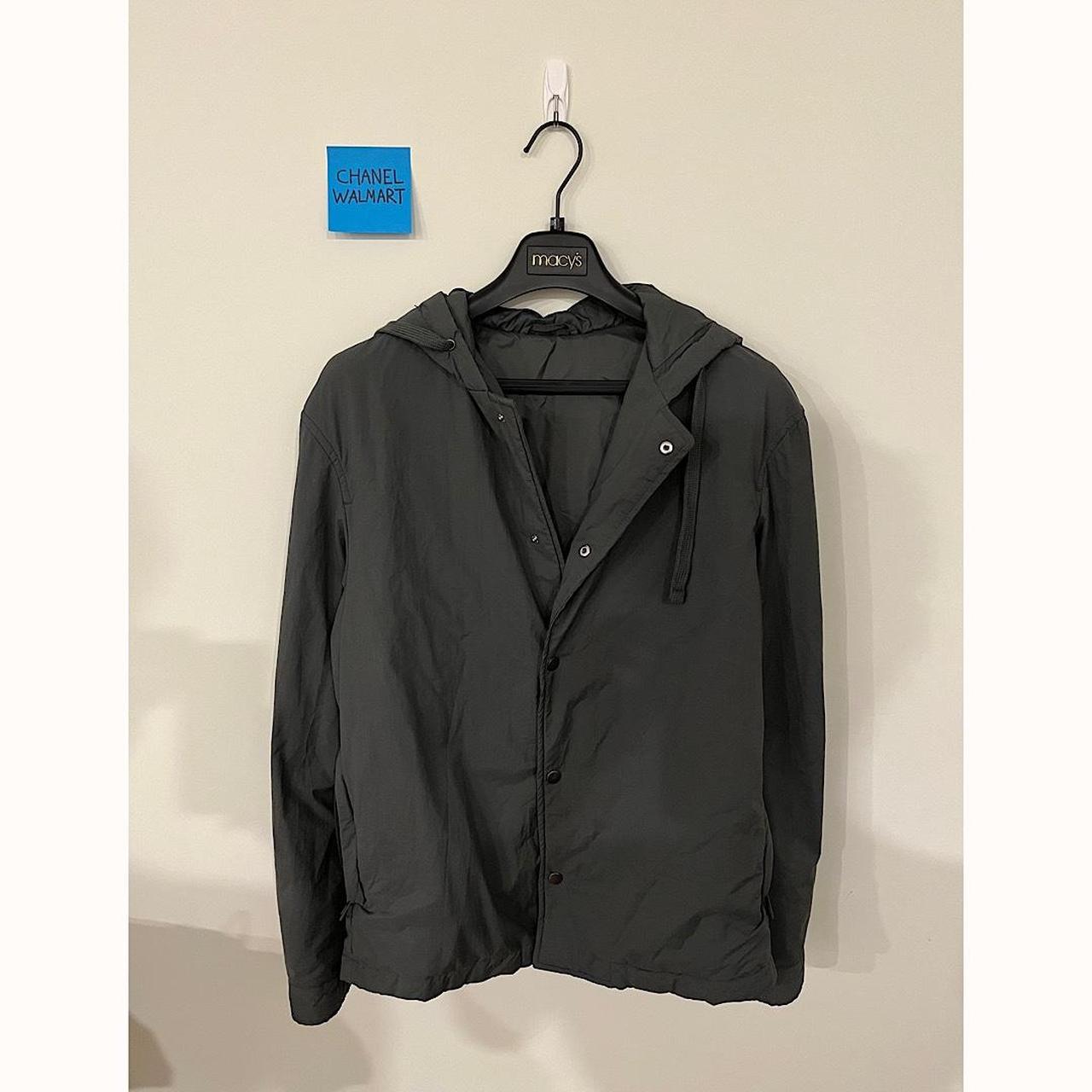 Zara gray button up light jacket No zippers Fits... - Depop