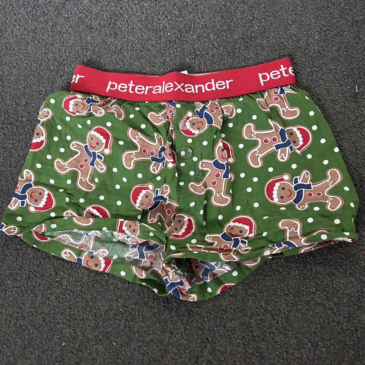 Peter Alexander Christmas gingerbread pj shorts Size... - Depop