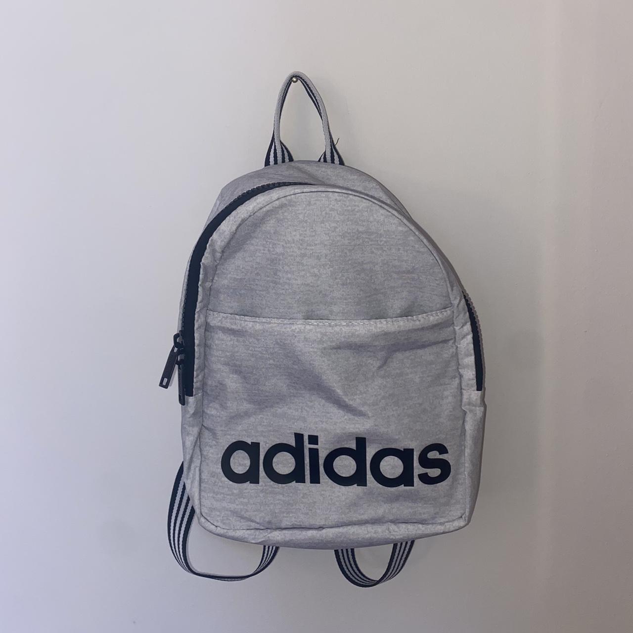 Adidas grey sports mini backpack #adidasbag... - Depop