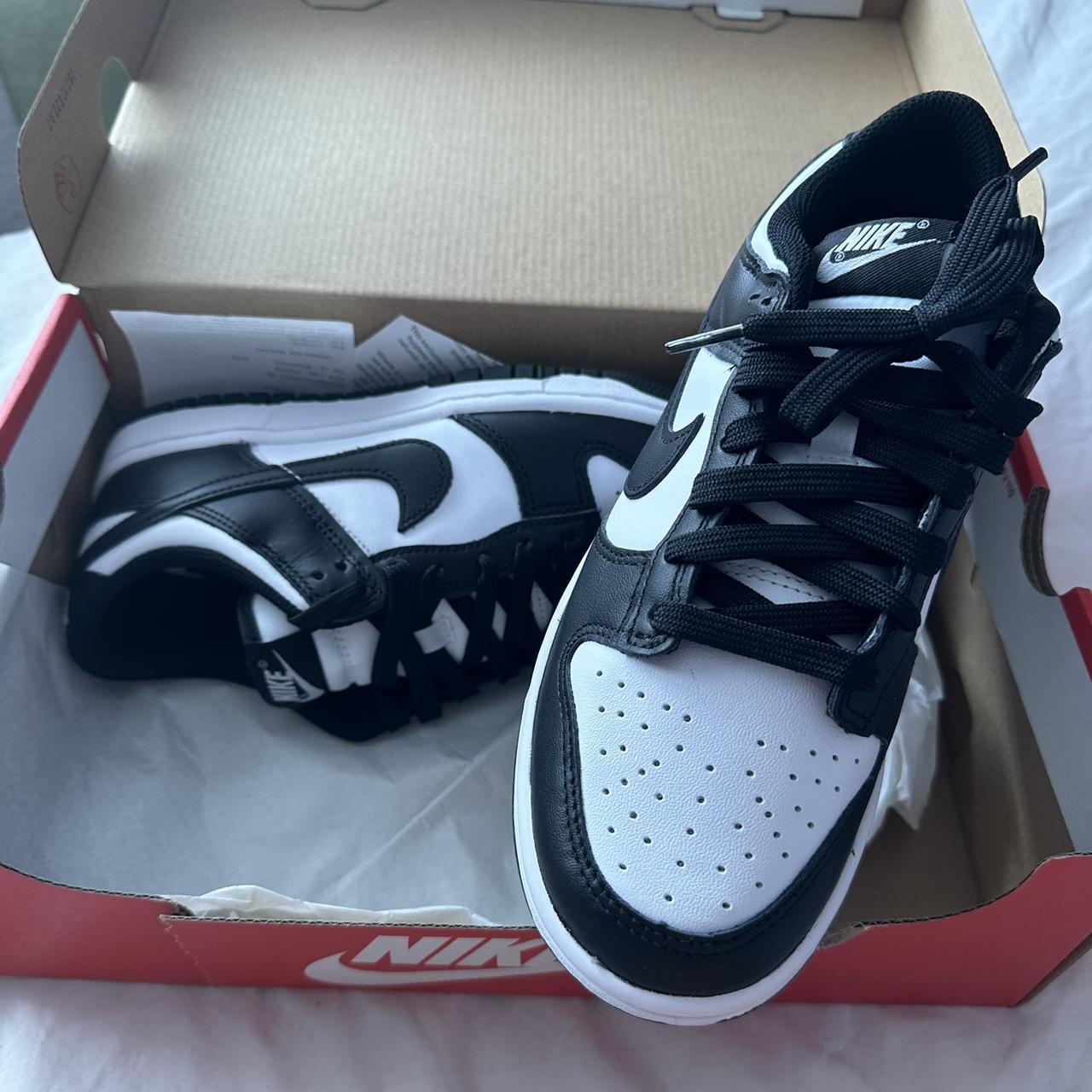 Panda dunks Size 5 Never worn (receipt at the... - Depop