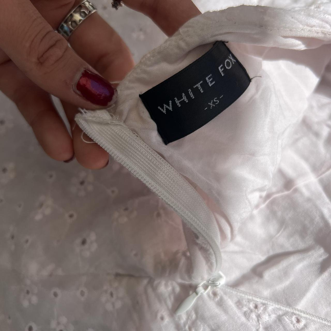 white fox coquette "bucket list" mini skirt floral... - Depop