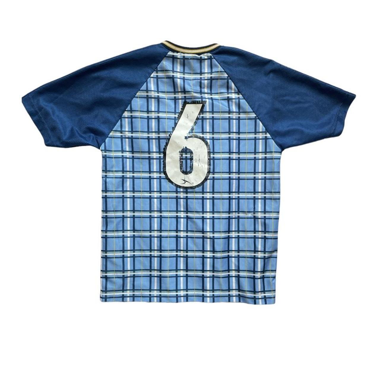 blue plaid mini soccer jersey *･゜ﾟ･*:｡.:*･' ☆ - size... - Depop