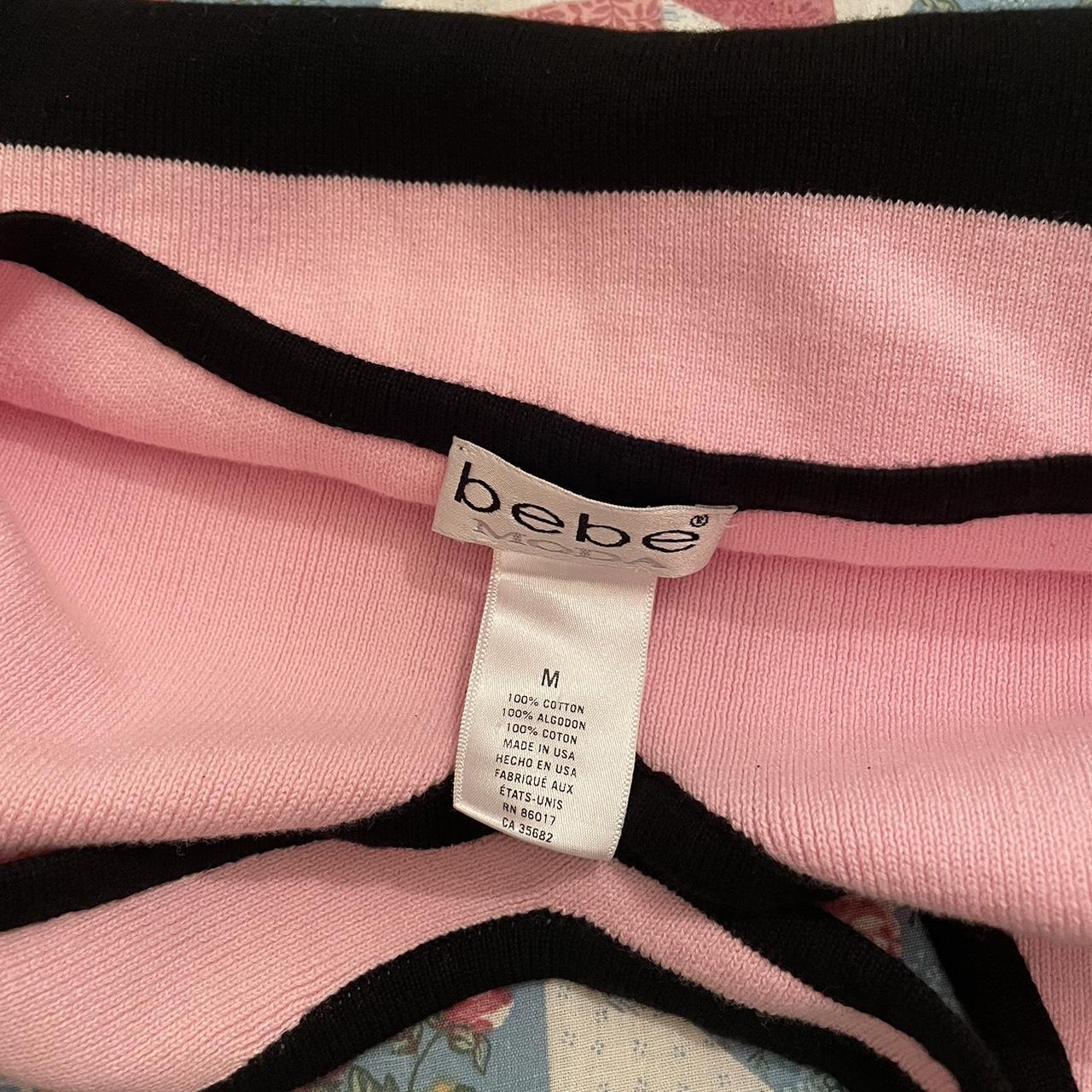 BEBE pink and black halter top *･゜ﾟ･*:｡.:*･' ☆ -... - Depop