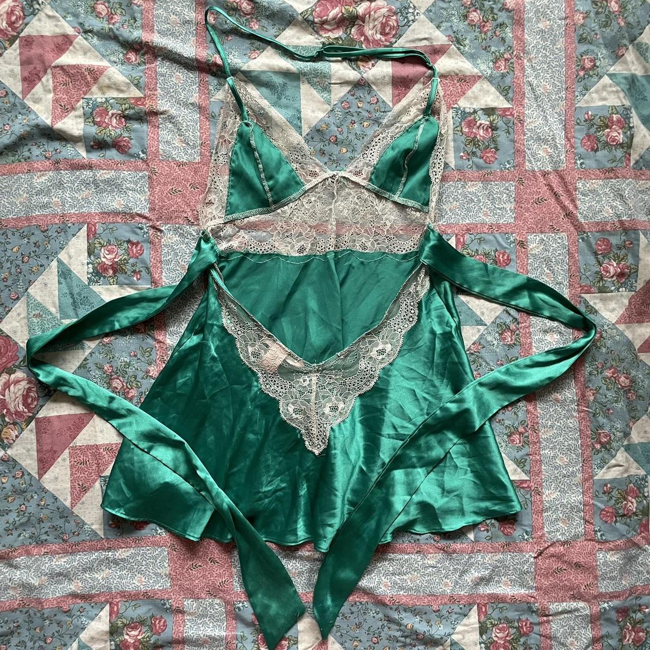victoria’s secret mermaid core satin top ☆ -... - Depop