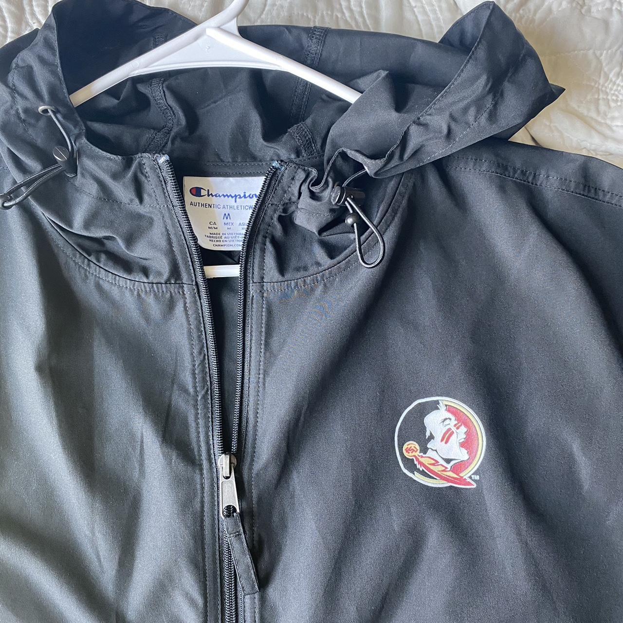 FSU Champion windbreaker Like-New worn only once... - Depop