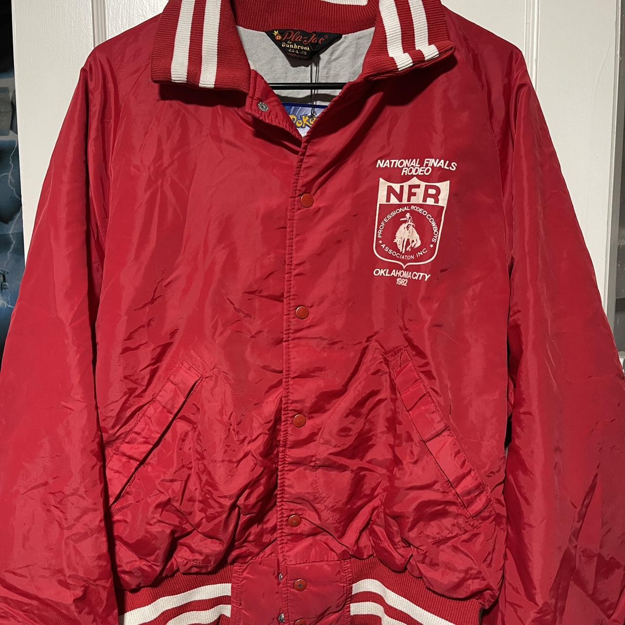 Vintage 1982 NFR Rodeo Jacket Has some stains that... - Depop