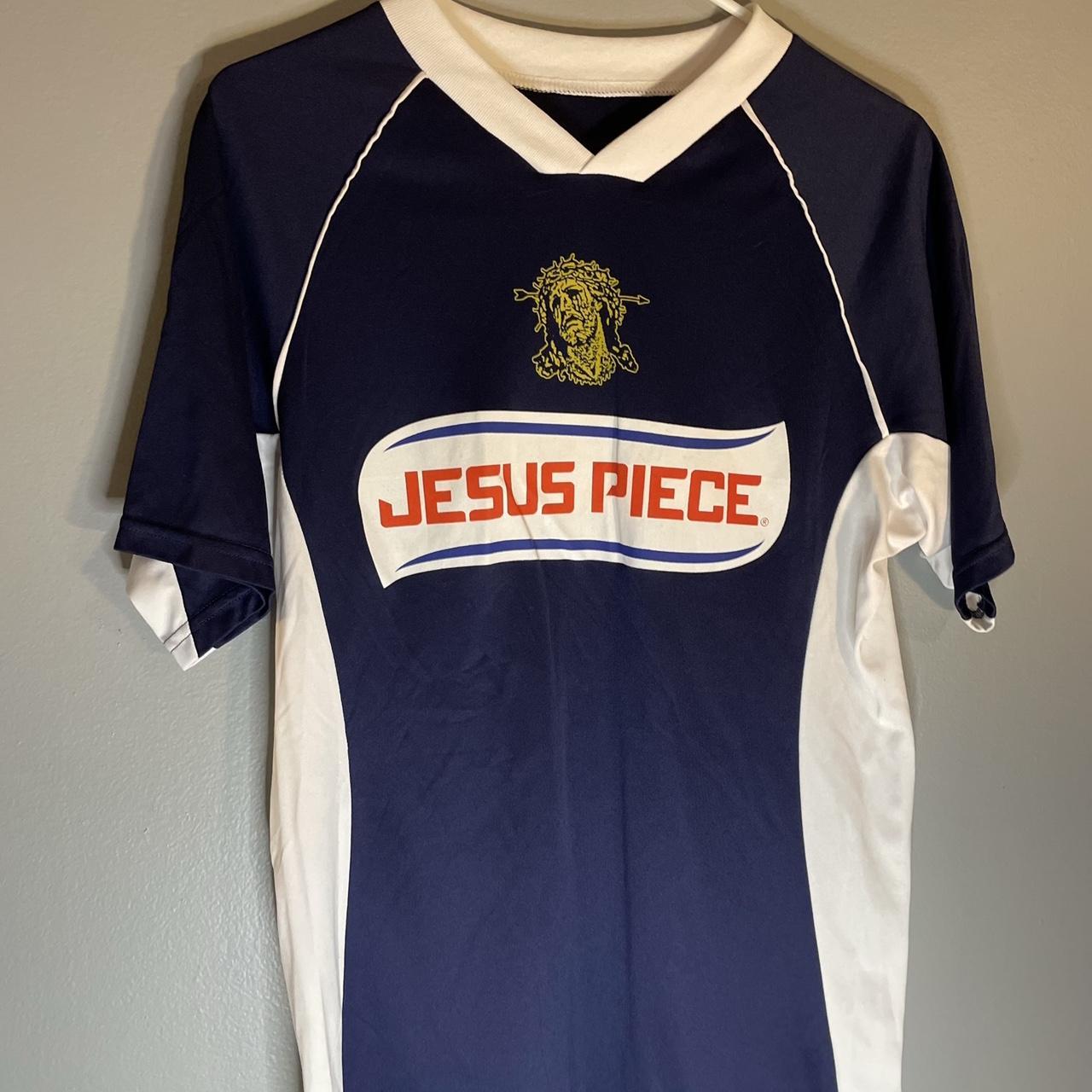 Jesus Piece soccer jersey Size small 18.5X26 - Depop