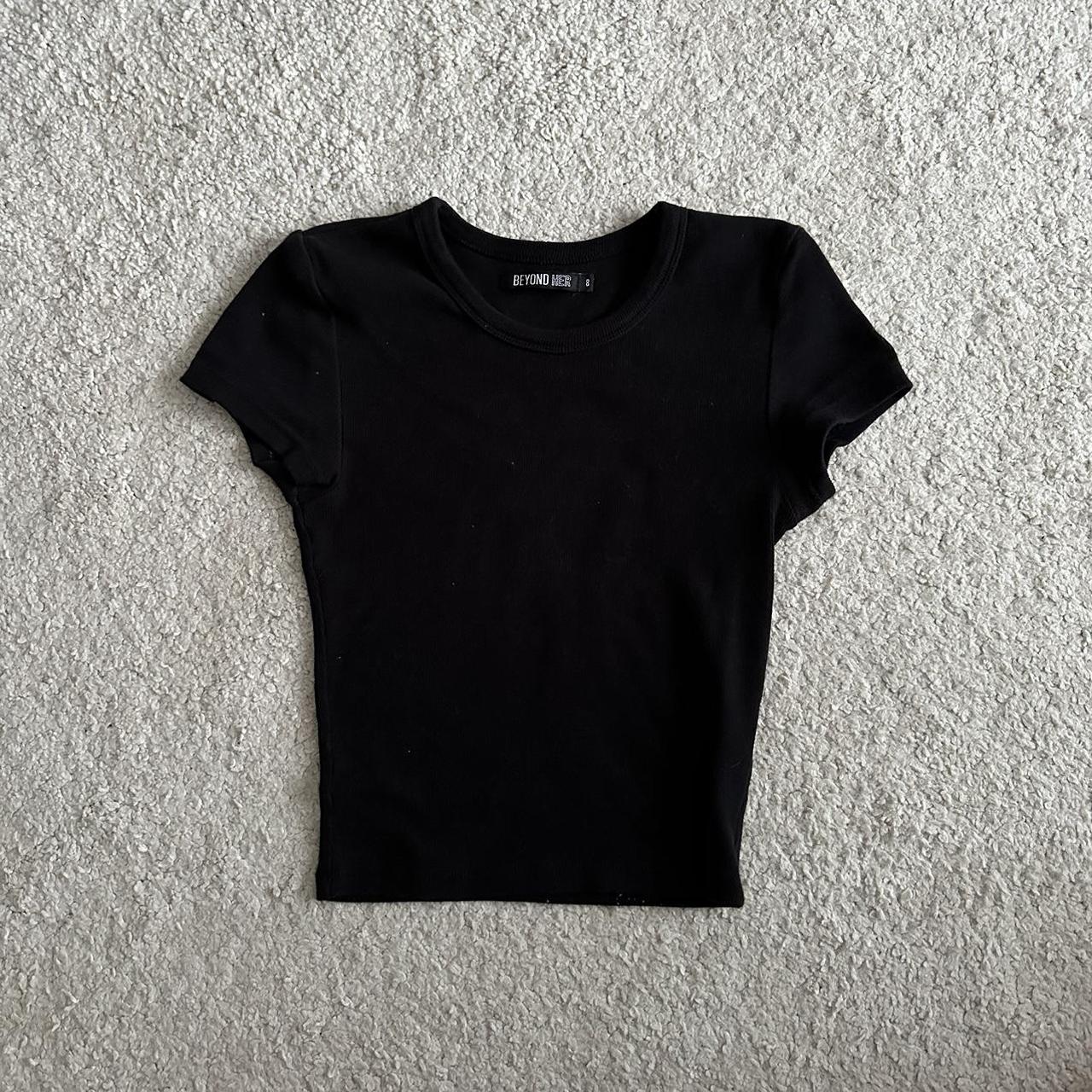 Basic Black T - baby T - beyond her brand - size... - Depop
