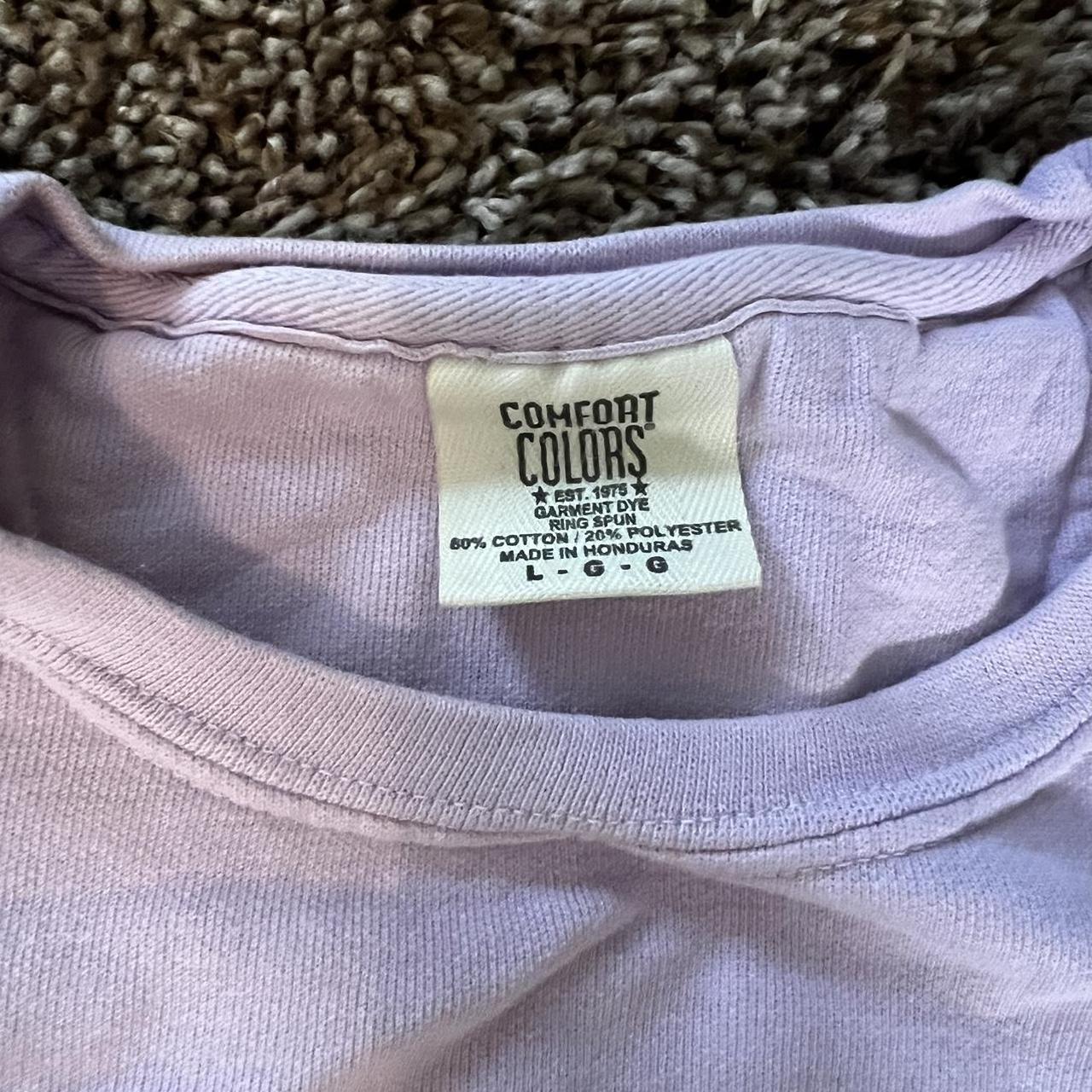Large Comfort Colors violet sweatshirt. Lightly... | Depop