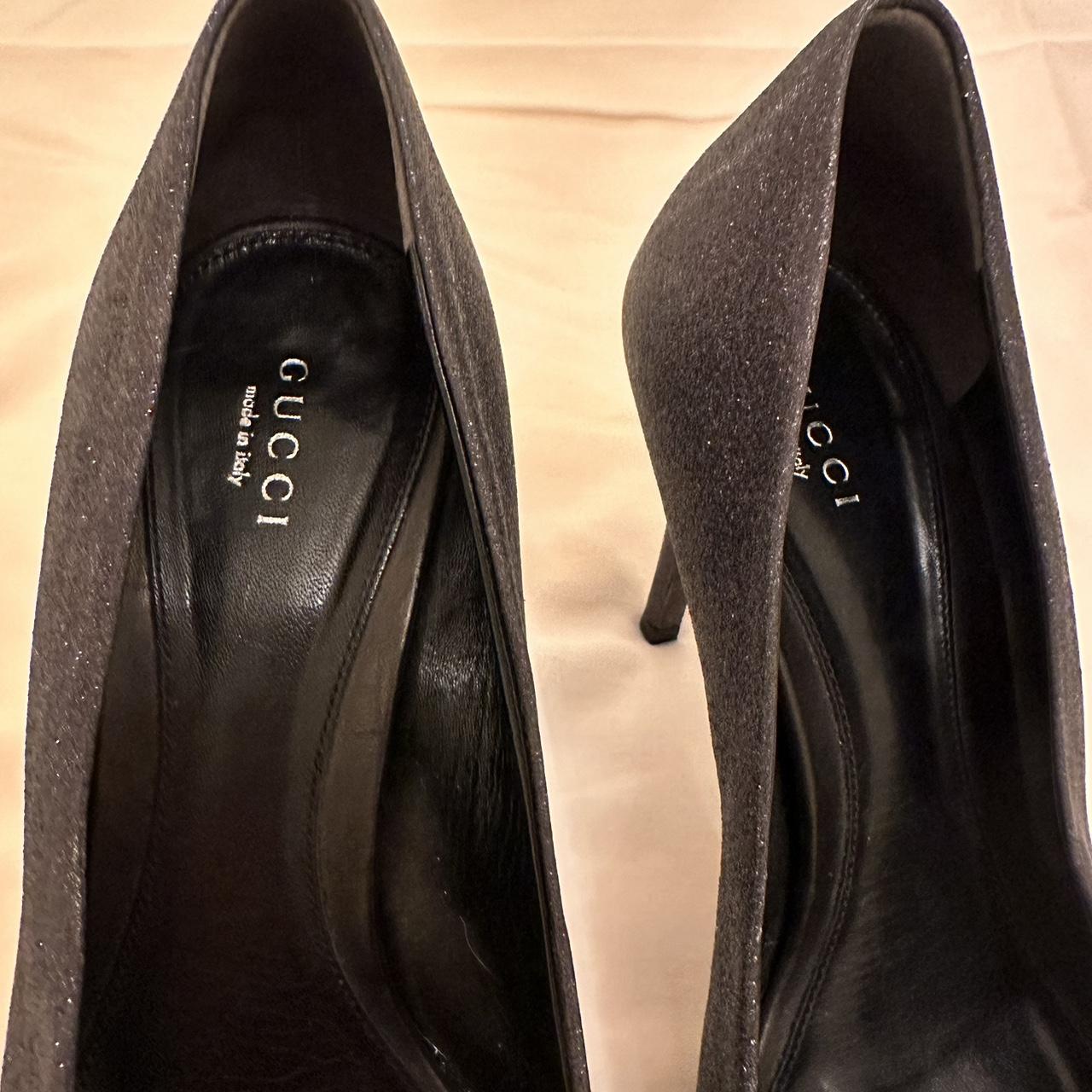 Most gorgeous black sparkly Gucci heels ️ ️ - Depop