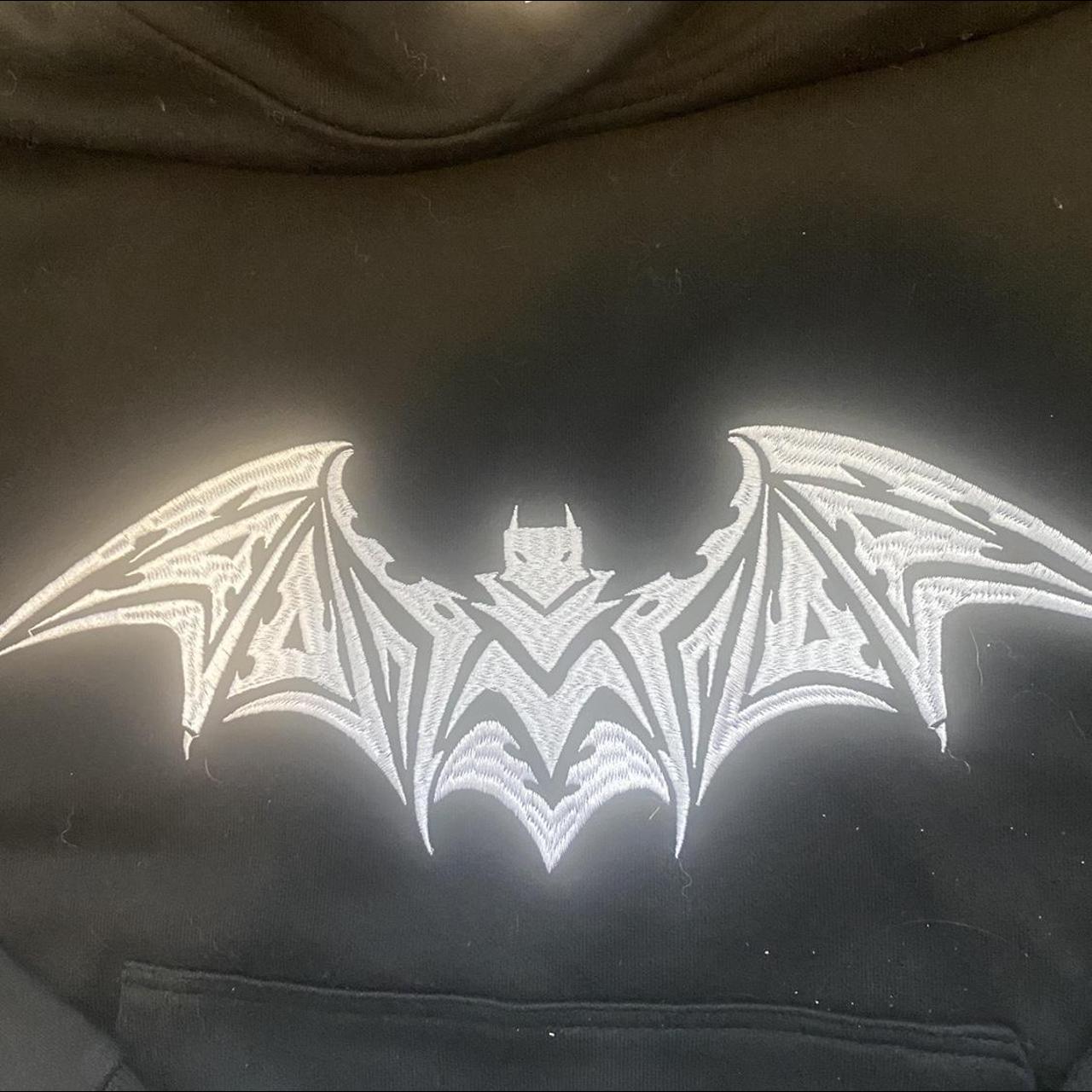 100% Authentic Heaven Can Wait Bat Hoodie Size:... - Depop