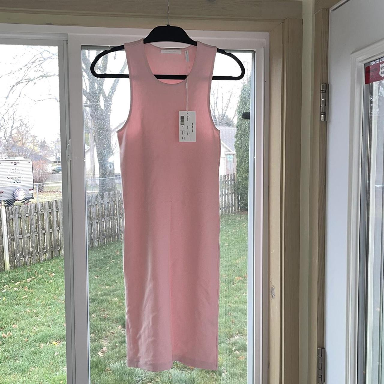 Helmut Lang Masc Tank Dress in Light Pink Brand new... - Depop