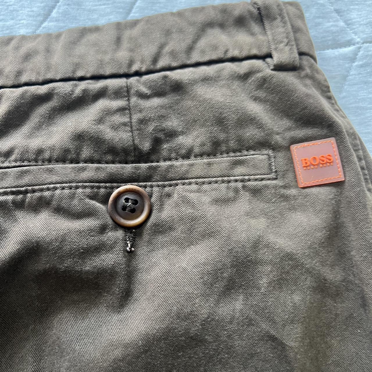 Hugo Boss Chocolate Suede Pants So soft and stretchy... - Depop