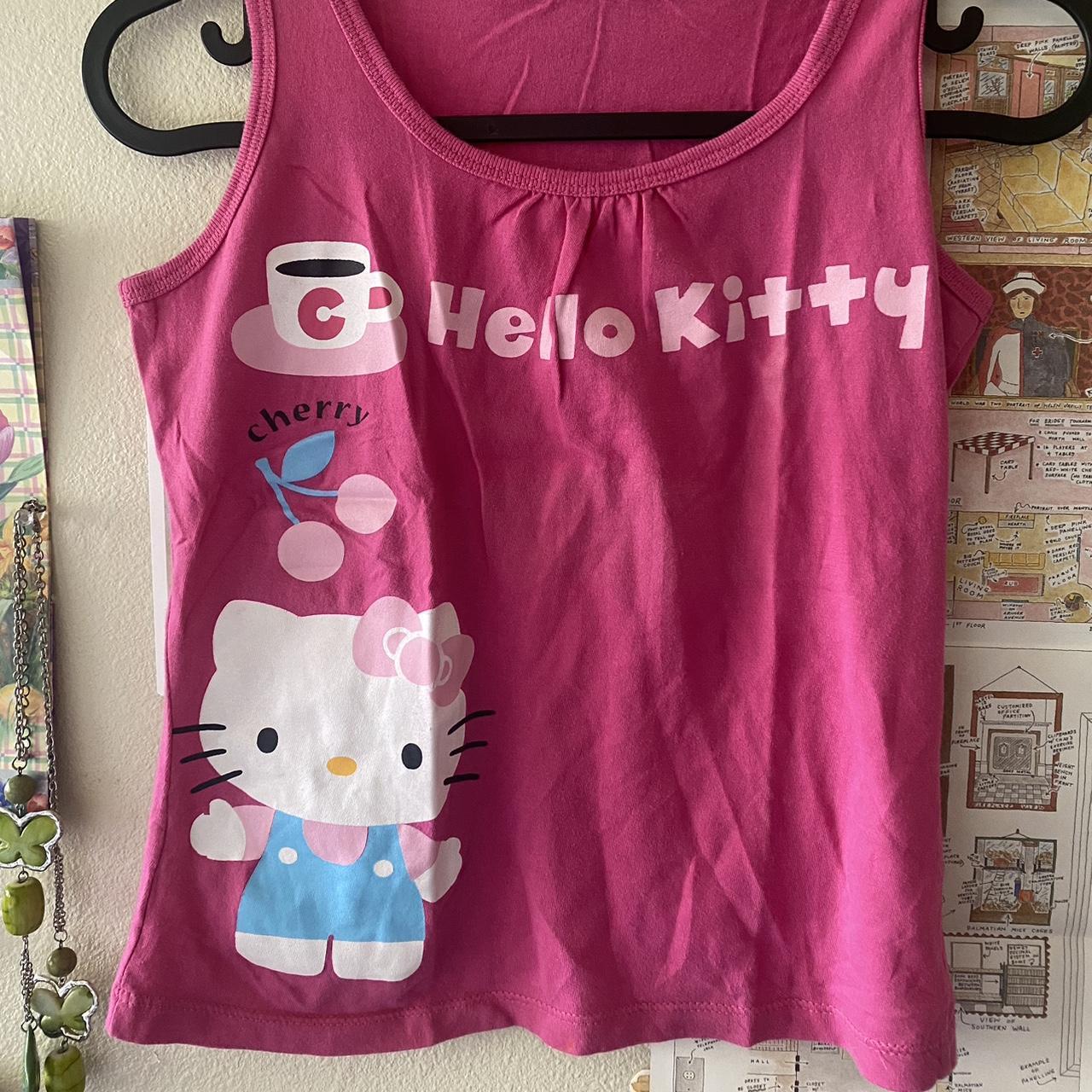 hello kitty tank 🍒🍒🌸🌸🌸🌸 FREE SHIPPING!!! hello... - Depop