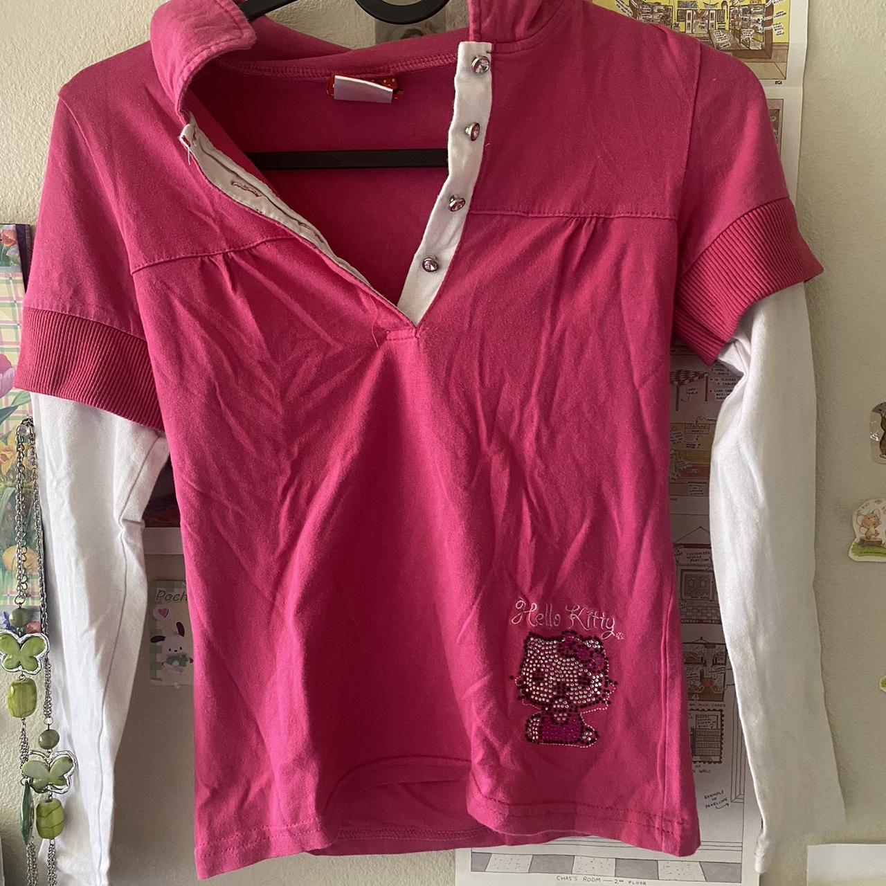 hello kitty top 🍒🍒🍒🍒 FREE SHIPPING #hellokitty... - Depop