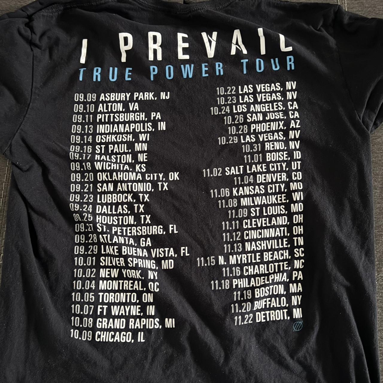 I prevail tour t shirt , size large , worn condition | Depop