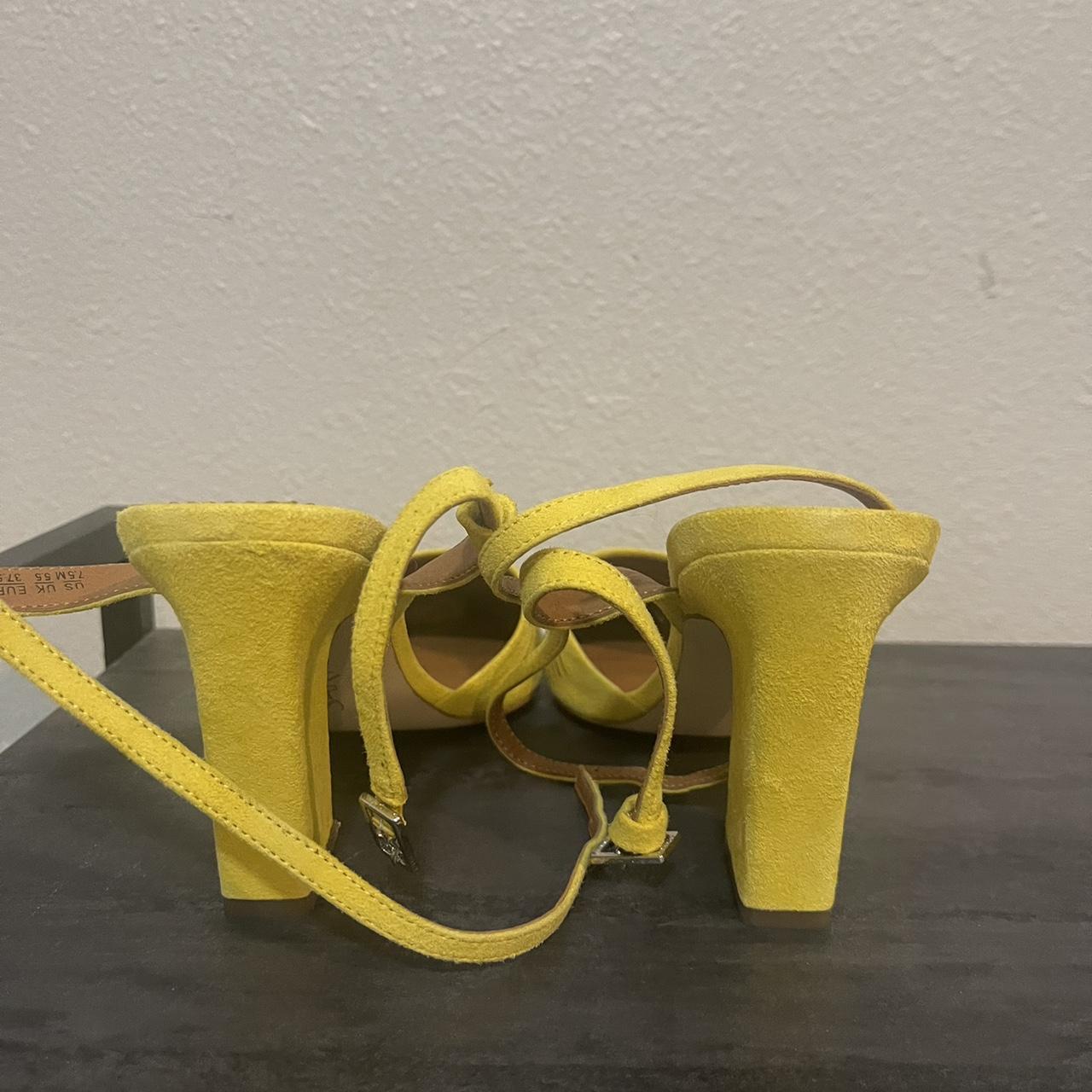 Yellow pumps comes w original box Never worn out, I... - Depop