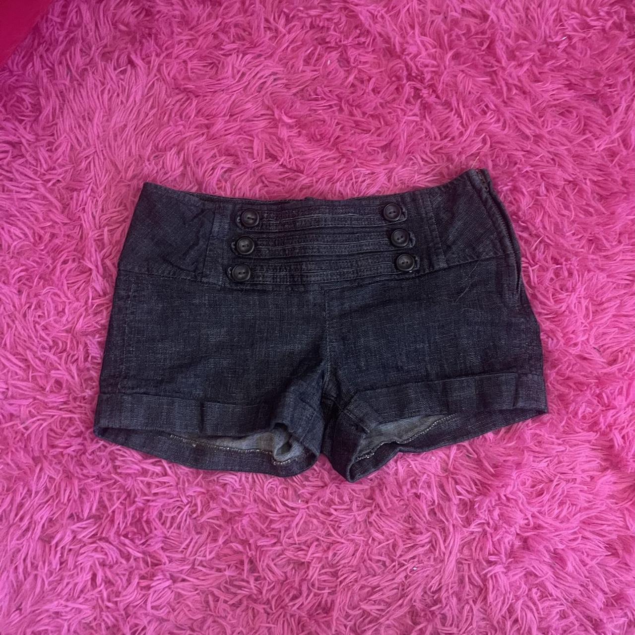 super cute gyaru mini shorts 💕 size M in perfect... - Depop