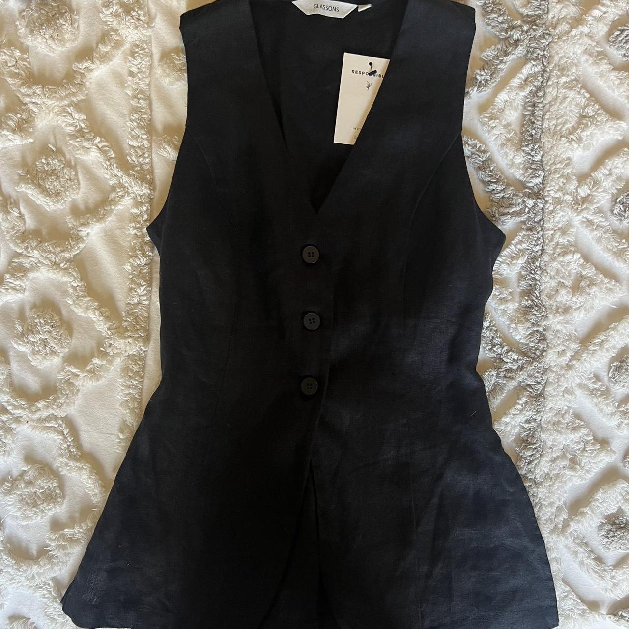 Glassons linen vest and shorts set Size small in... - Depop