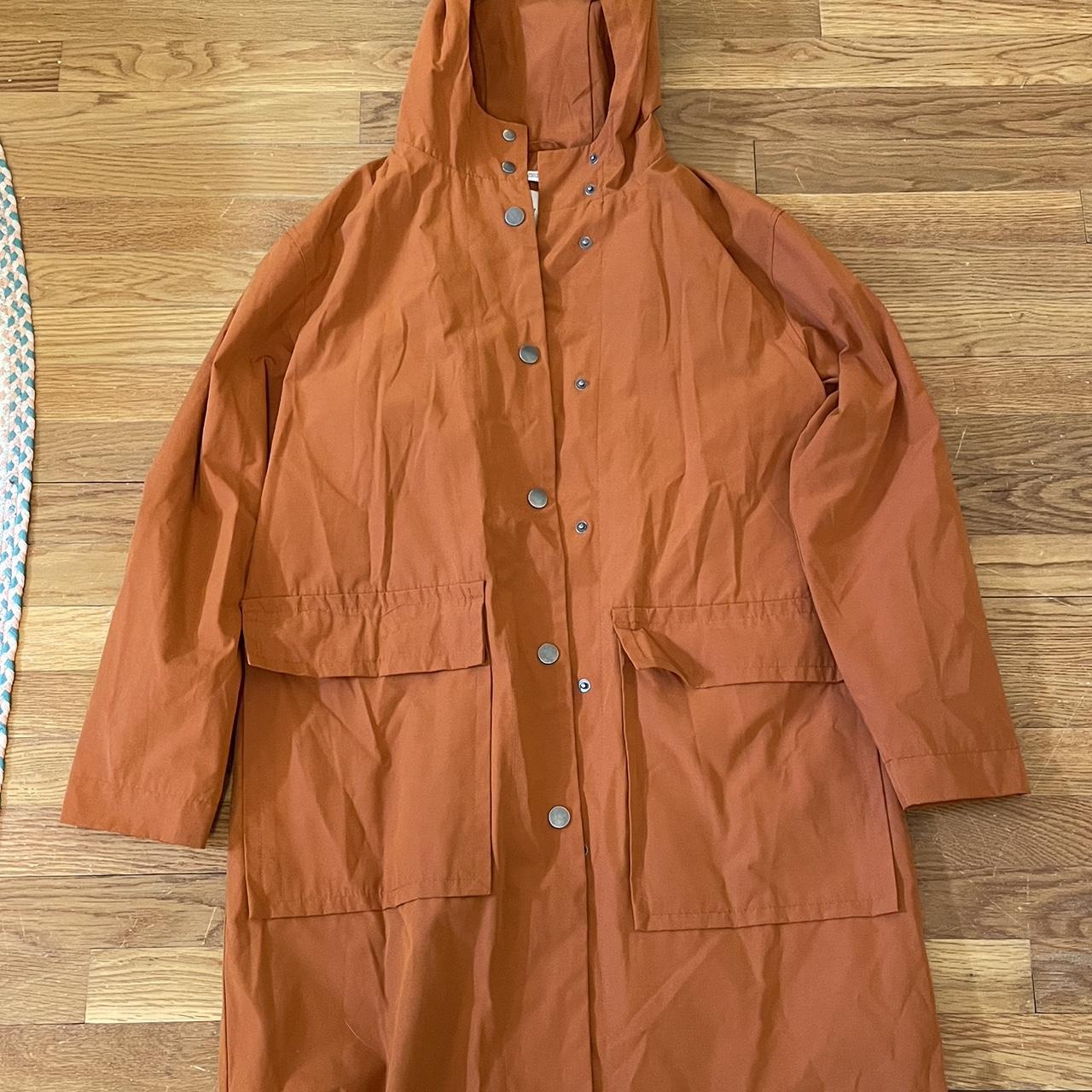 Target Women's Orange Coat | Depop