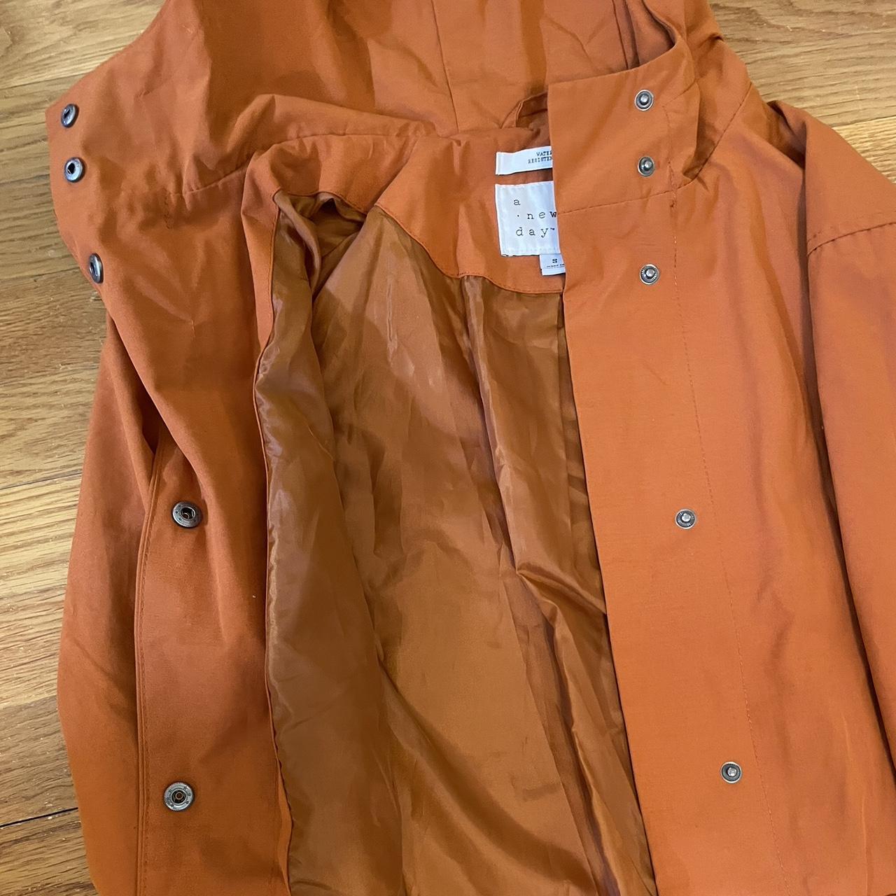 Target Women's Orange Coat | Depop