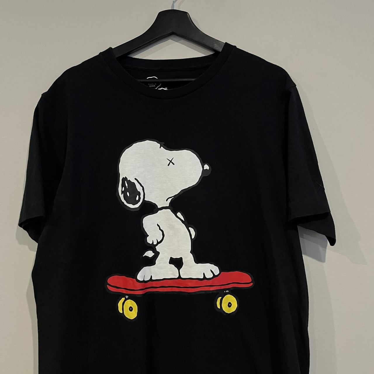 Kaws x Peanuts Snoopy UNI QLO TAGS // SKATE... - Depop
