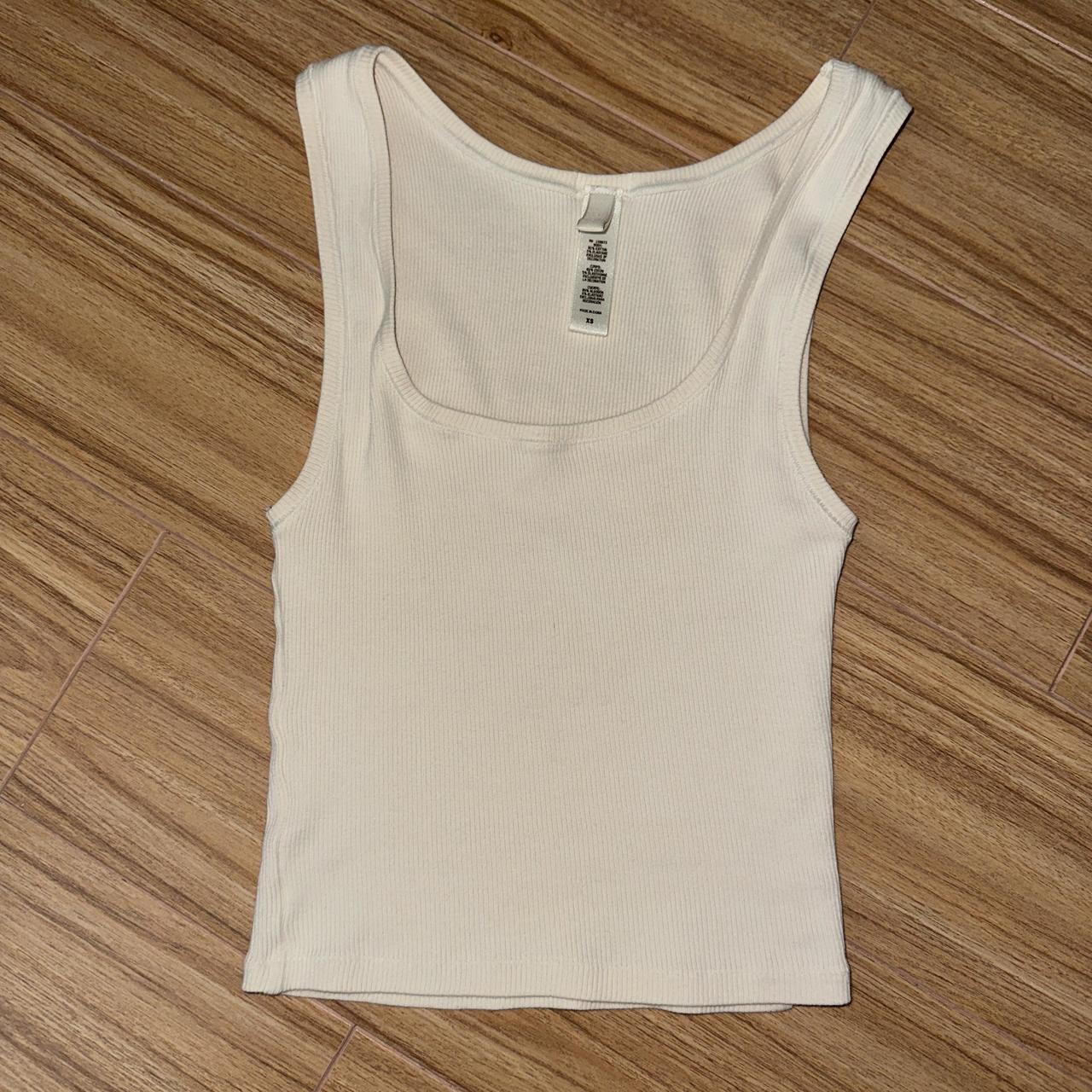 SKIMS bone (cream/beige) colored tank top! #skims... - Depop