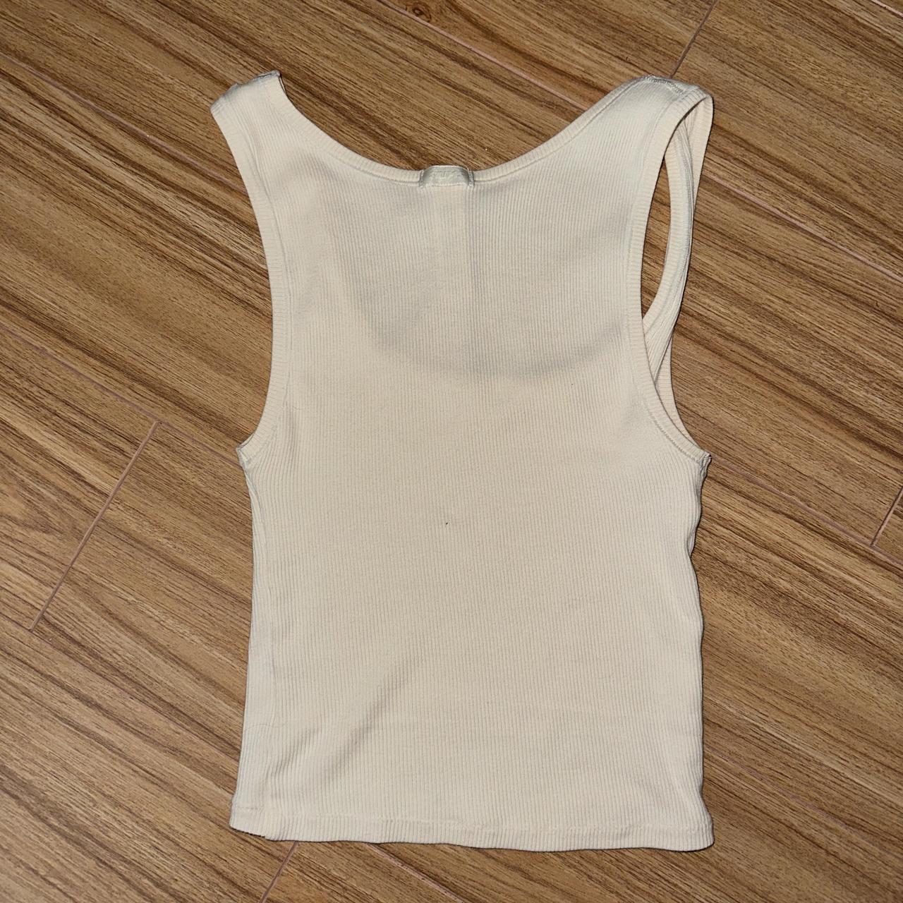 SKIMS bone (cream/beige) colored tank top! #skims... - Depop